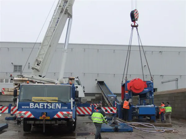 Miljoeneninvestering door Baetsen in houtbreker