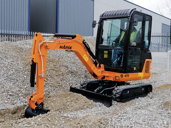Hanix introduceert 1,5 tons klasse 'D-serie' minigraafmachines
