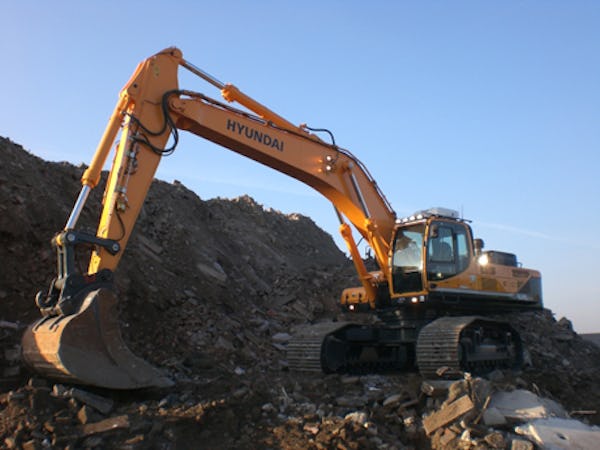 Hyundai R520-9 rupsgraafmachine geleverd aan Rasenberg Breda