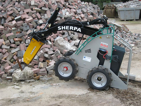 Sherpa 100 ECO een milieubewuste mini-loader
