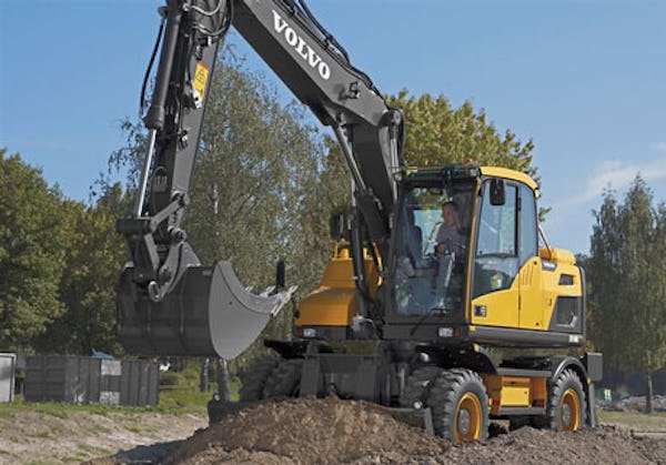 Intermat 2012: Volvo vernieuwt haar programma mobiele graafmachines