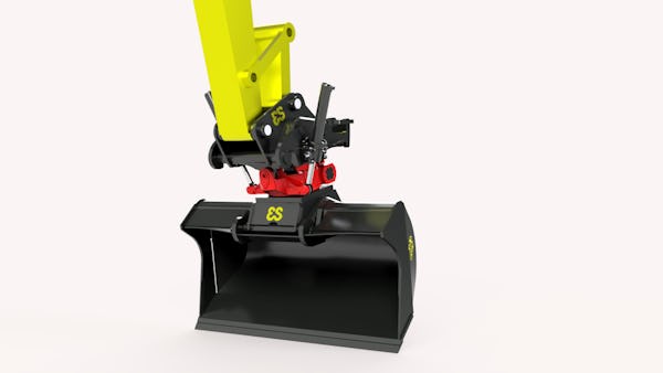 Eurosteel met Rototilt R4 draaikantelstuk op Matexpo