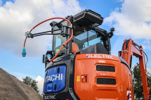 Hitachi lanceert tweede accu-elektrische rupsgraafmachine