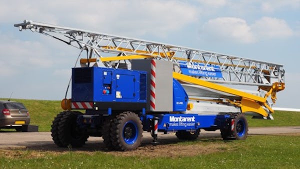 Montarent bestelt 15 Potain zelfoprichtende kranen