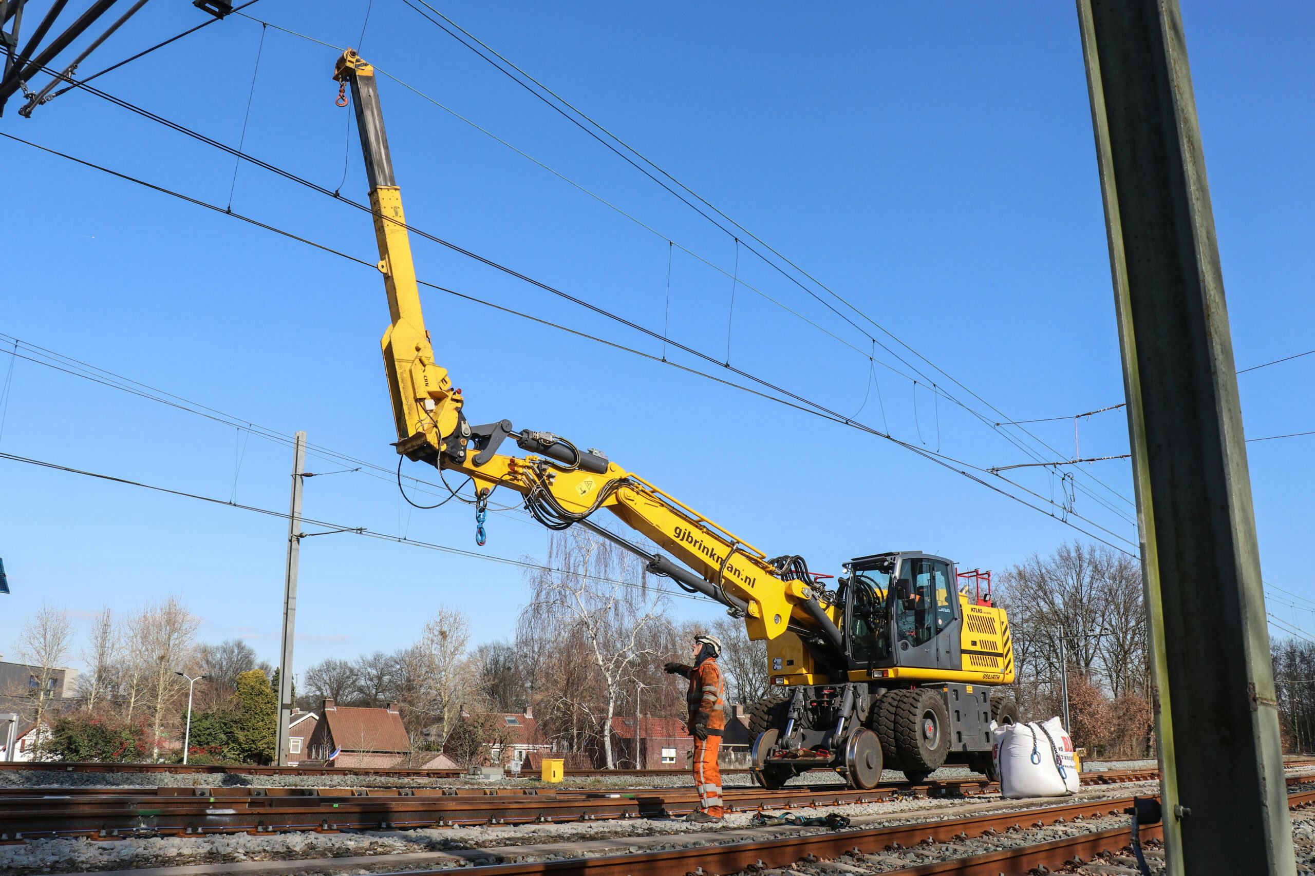 Zware jongens met giek