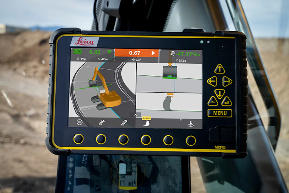 Liebherr en Leica bieden machinebesturing voor rupsgraafmachines aan